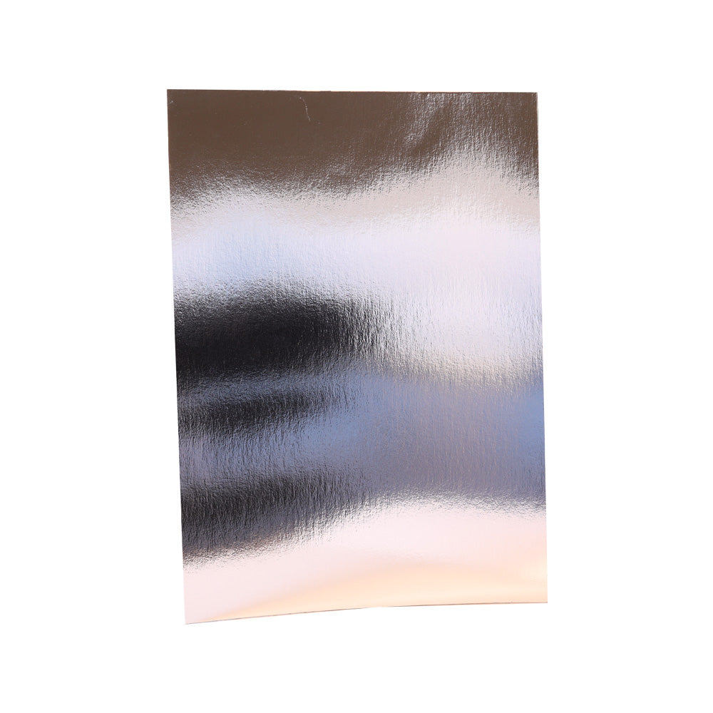 A4 Shiny Silver Craft Cut Card (0.5mm) – Pack Of 25– Stampbourne