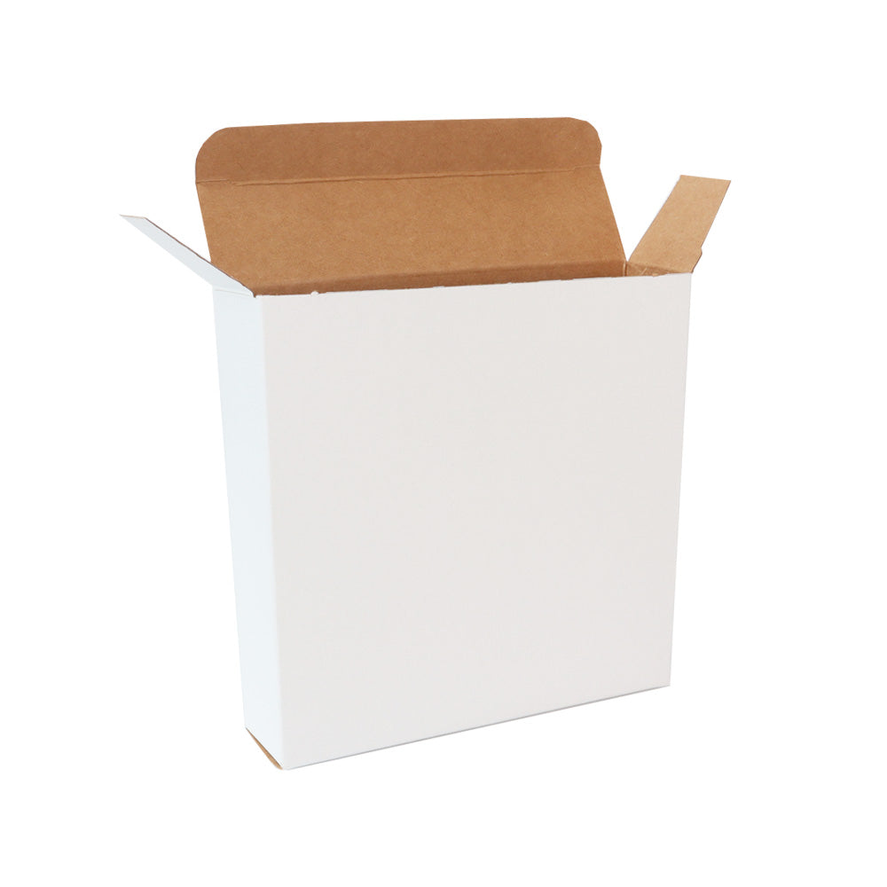 25 x White Cardboard Gift Boxes - 130mm x 30mm x 130mm– Stampbourne